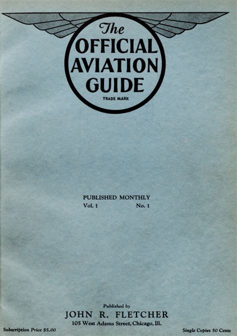 The Official Aviation Guide John R Fletcher 1st Edition 4th Edition