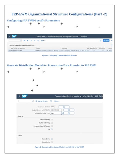 Erp Ewm Organizational Structure Configurations Part 2 Pdf