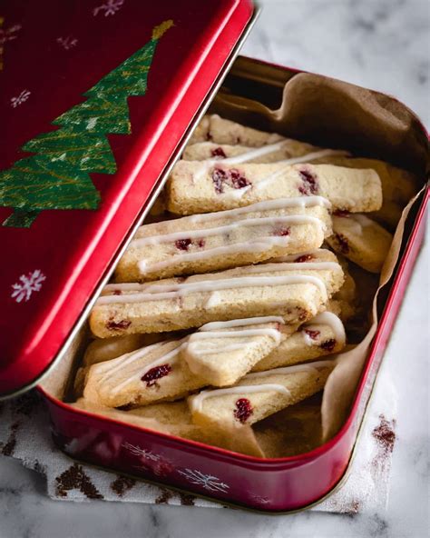 Orange Cranberry Shortbread Cookies Recipe Festive And Delicious