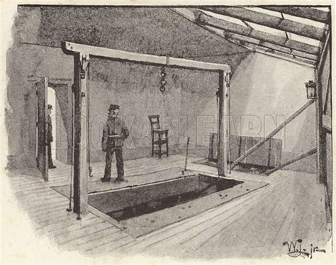 The Gallows At Newgate Prison Stock Image Look And Learn