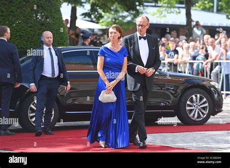 Bundeskanzler Friedrich Merz Mit Ehefrau Charlotte Eroeffnung Der