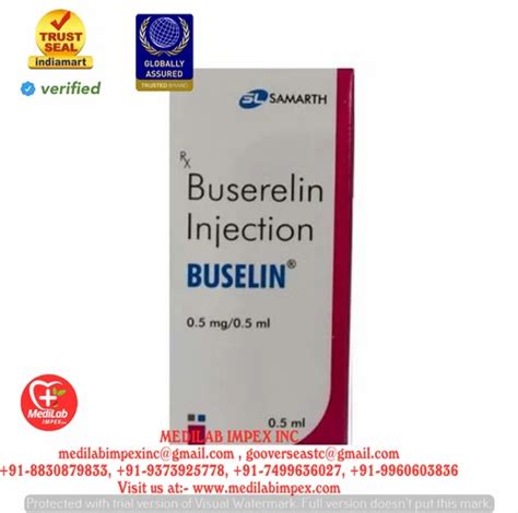 Buselin Buserelin Injection At ₹ 1000vial Gynarich Injection In