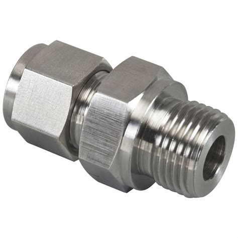 316 Stainless Steel Compression X Mbspp Form B Male Iso Parallel