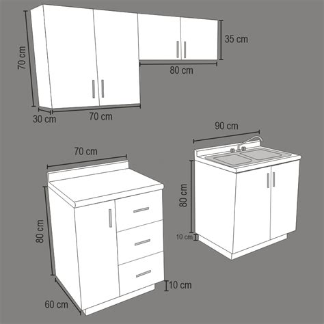 Medidas De Piso Producto De Gabinetes De Cocina