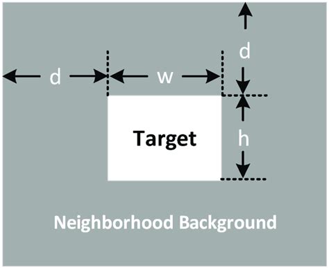 Small Target And Its Neighborhood Background Download Scientific Diagram