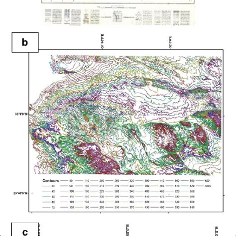 Geomorphological Features Of The Study Area Download Scientific Diagram