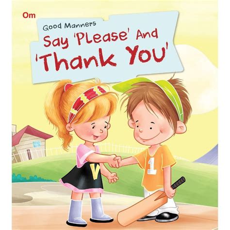 Say Please And Thank You Clipart