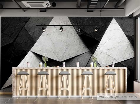Monotone Polygon Eye Candy Decor