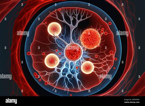 On Présente Un Diagramme Illustrant La Composition Interne Fantaisie Dune Cellule Ou Dun