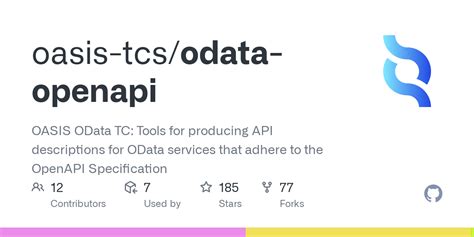 Github Oasis Tcsodata Openapi Oasis Odata Tc Tools For Producing Api Descriptions For Odata