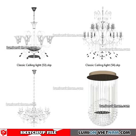 230705 Ceiling Light Sketchup Enscape 3d Models