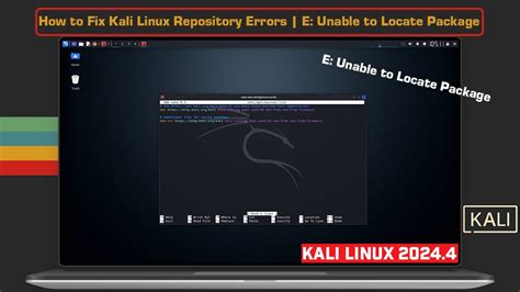 Fix Kali Linux Repository Errors Solve E Unable To Locate Package
