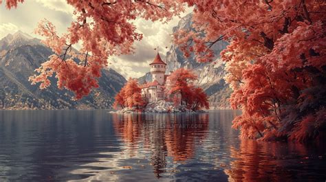 The Little Island With Medieval Structures By Wellowr On Deviantart