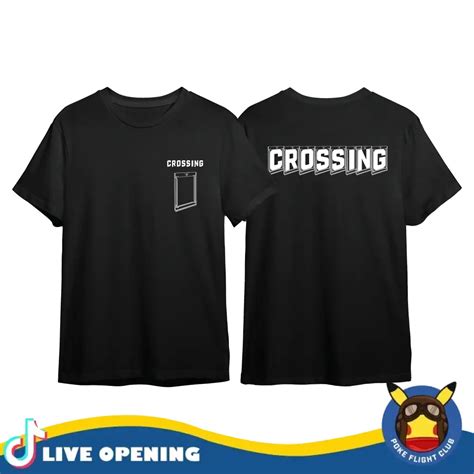 Crossing Patch T Shirt With 4 Extra Patches Limited Time Offer Pokeflightclub