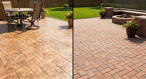 Stamped Concrete Vs Pavers Which Is Better For South Jersey Homeowners