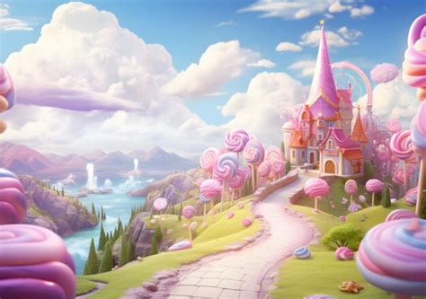 Premium Photo Candy Sweet World Illustration