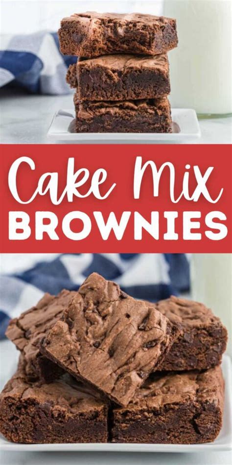 Cake Mix Brownies The Best Cake Mix Brownies