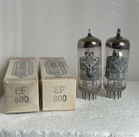 Nos Tubes Telefunken Ef800 Matched Pair 1965 Reverb