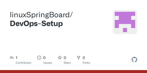 Github Linuxspringboarddevops Setup