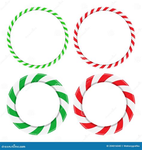 Green Candy Cane Border At Crystal Frasher Blog