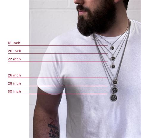 Mens Gold Chain Length Guide Kylee Finley