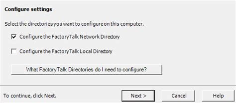 Factorytalk Directory Configuration Sept Knowledge Base