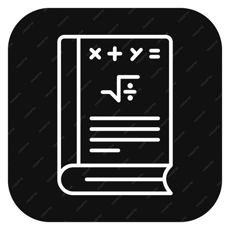 Premium Vector Algebra Book Vector Illustration