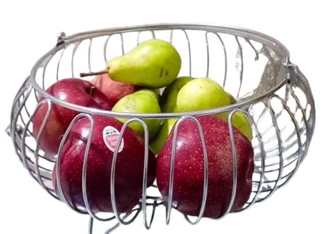 Stylish Stainless Steel Fruit Basket No1 Durability Jitonex