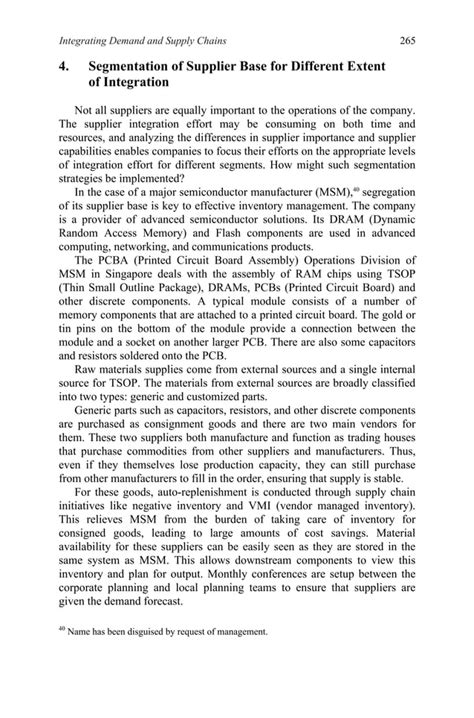 Integrating Demand And Supply Chains Pdf