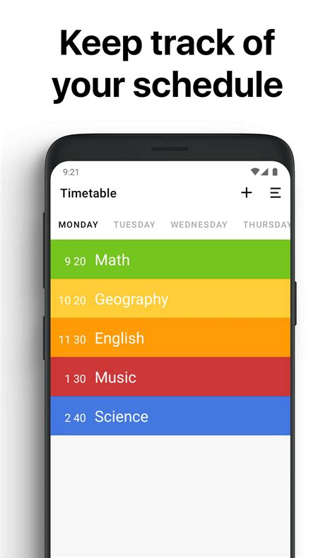 Class Timetable Schedule App Apk For Android Download