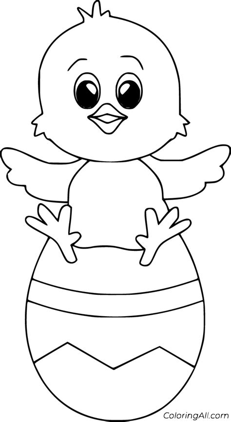 Easter Chick Coloring Pages 29 Free Printables Coloringall