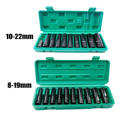 전기 임팩트 렌치 소켓 세트 78mm 미터 길이 육각 소켓 헤드 전문 기계 워크샵 도구 10 개 Aliexpress