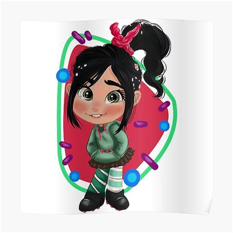 Vanellope Poster For Sale By Loganlockwood Redbubble