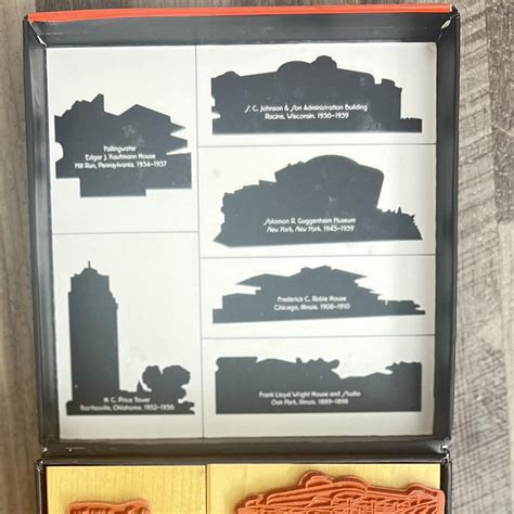 Frank Lloyd Wright Stamp Set New With Defect To Box Depop