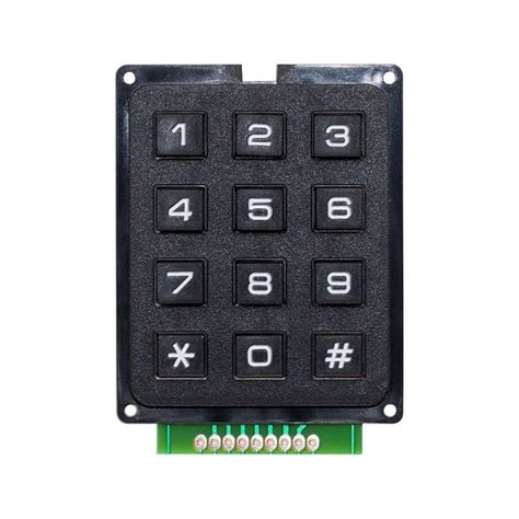 Teclado Matricial Rígido Karet 4x3 12 Teclas