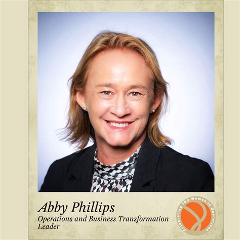 100 Women In Operations Abby Phillips Operations And Business Transformation Leader Nawo