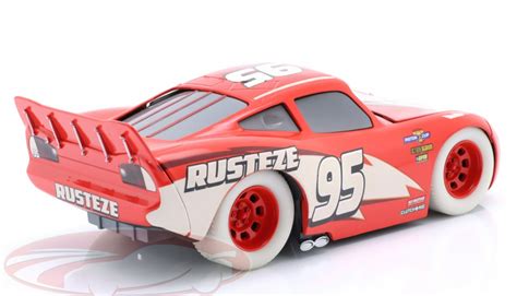 1 24 Jada Lightning Mcqueen Glow Racers 95 Disney Movie Cars Glow In