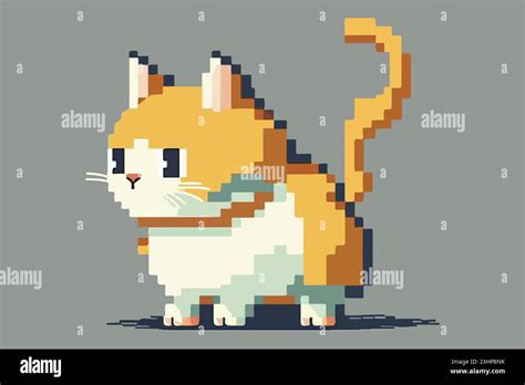 Set Pixel Art Birthday Stock Vector Images Alamy
