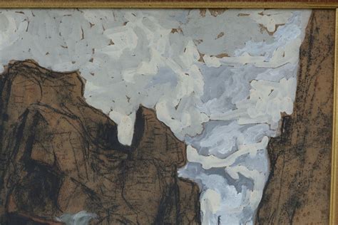 Proantic Eugène Brouillard 1870 1950 Rocks By The Sea