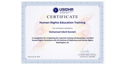Mohamed Gibril Konteh On Linkedin Human Rights Education Training • Mohamed Gibril Konteh