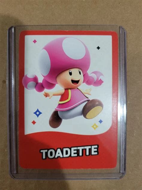 Nintendo Super Mario Bros Wonder Exclusive Toadette Trading Card