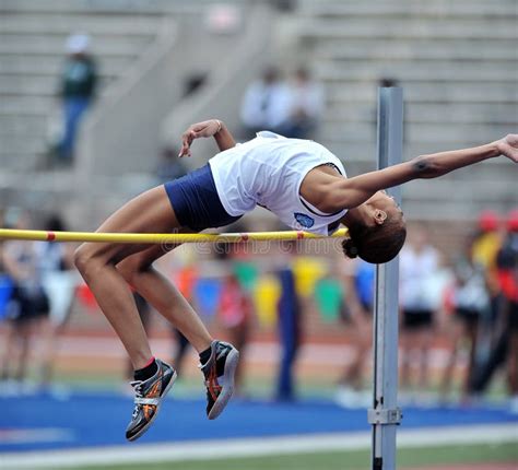 2012 Track Girls High Jump Editorial Image Image Of Field