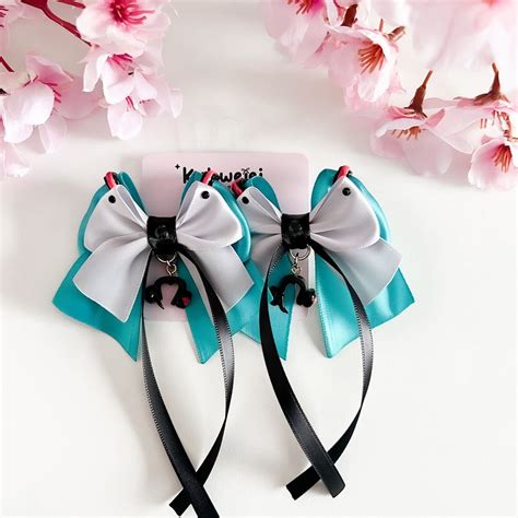 Hatsune Miku Cosplay Hair Accessories Etsy