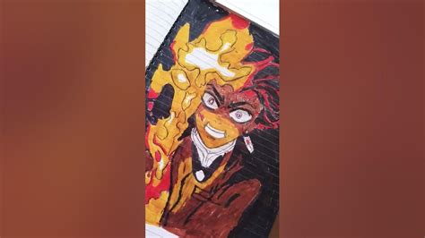 Drawing Tanjiro Kamdodemonslayer Youtube