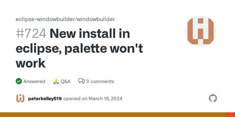 New Install In Eclipse Palette Wont Work · Eclipse Windowbuilder