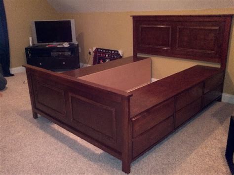 The Bullock 5 Queen Platform Storage Bed Diy