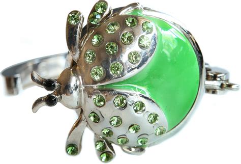 Small Goby Green 3d Ladybug Foldable Bag Hook With T Box