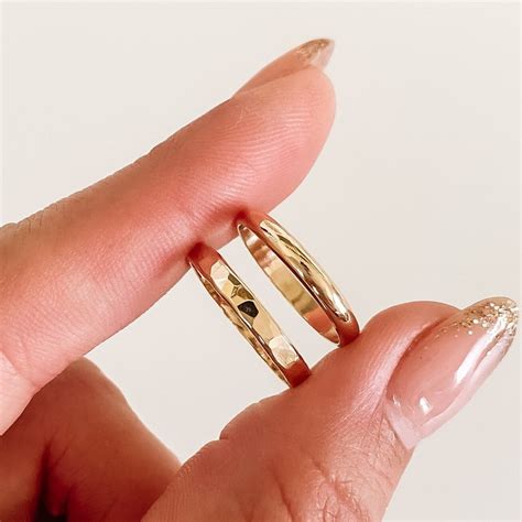 Simple Gold Ring Etsy