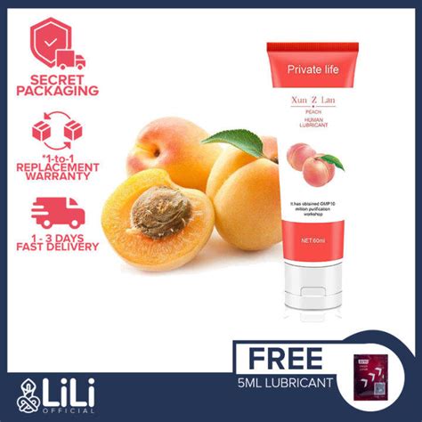 Lili Private Life 60ml Peach Lubricant Sex Toy Anal Lube Lazada Ph