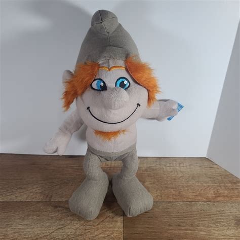 The Smurfs Toys The Smurfs Hackus Smurf Plush 4 Gray Movie Stuffed Toy 213 Kellytoy Poshmark